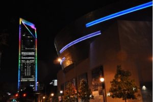 Behind the scenes: Duke Energy Center lights - QnotesCarolinas.com