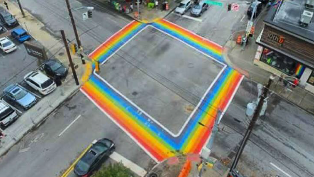 Atlanta’s Rainbow Crosswalk remains a city fixture as Delray Beach’s is ...