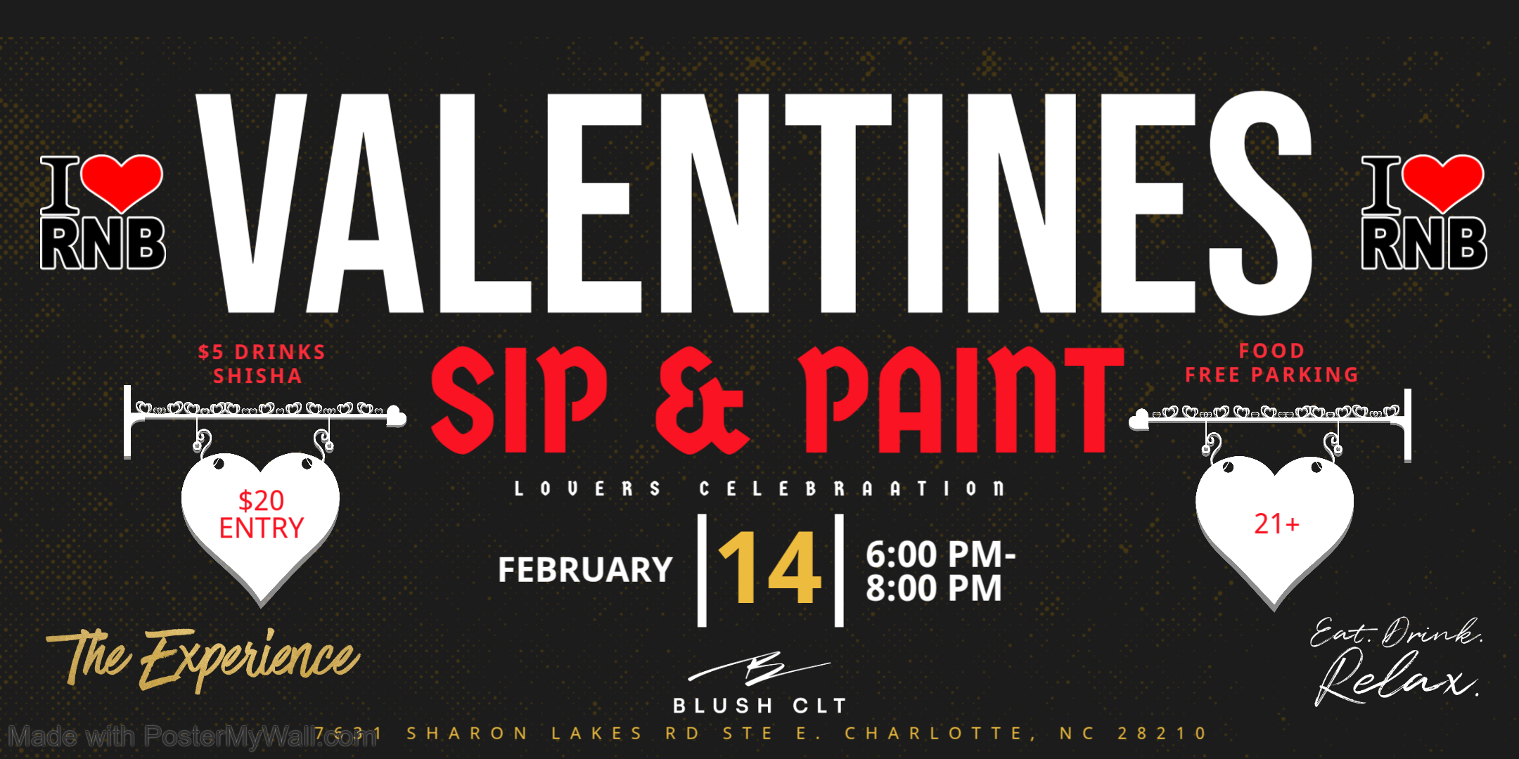 Valentines Day: R&B Sip & Paint - QnotesCarolinas.com
